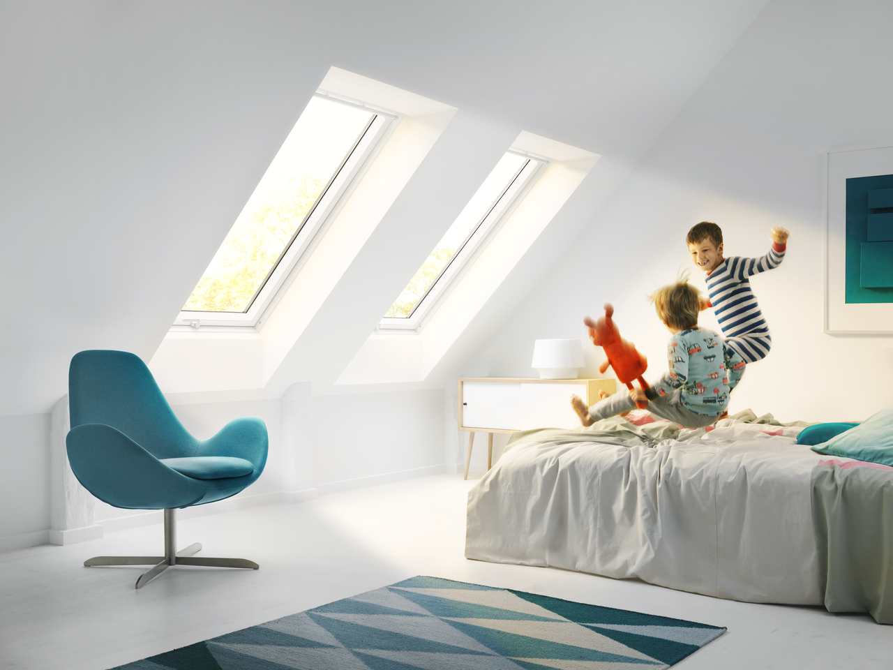 Claraboyas Velux proyectantes