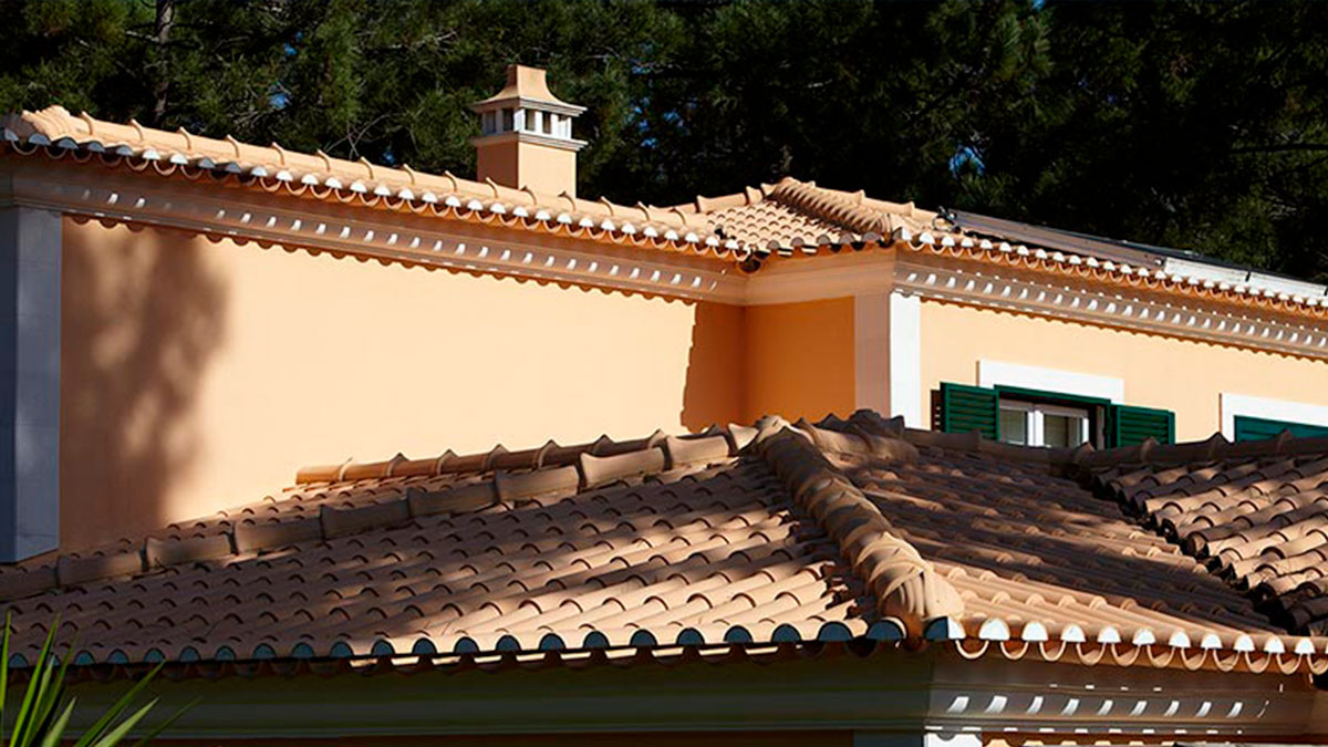 Teja mixta cerámica de gama de CS